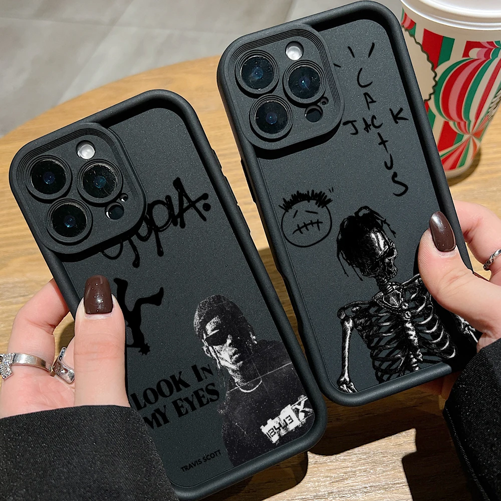Fashion Travis Scott Cactus Jack Phone Case for iPhone 16 15 14 Plus 13 ...