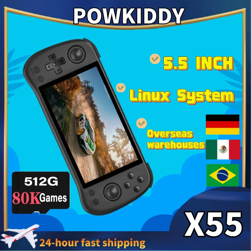 POWKIDDY-X55-Retro-Handheld-Game-Console-Video-Game-Consoles-5-5-inch ...
