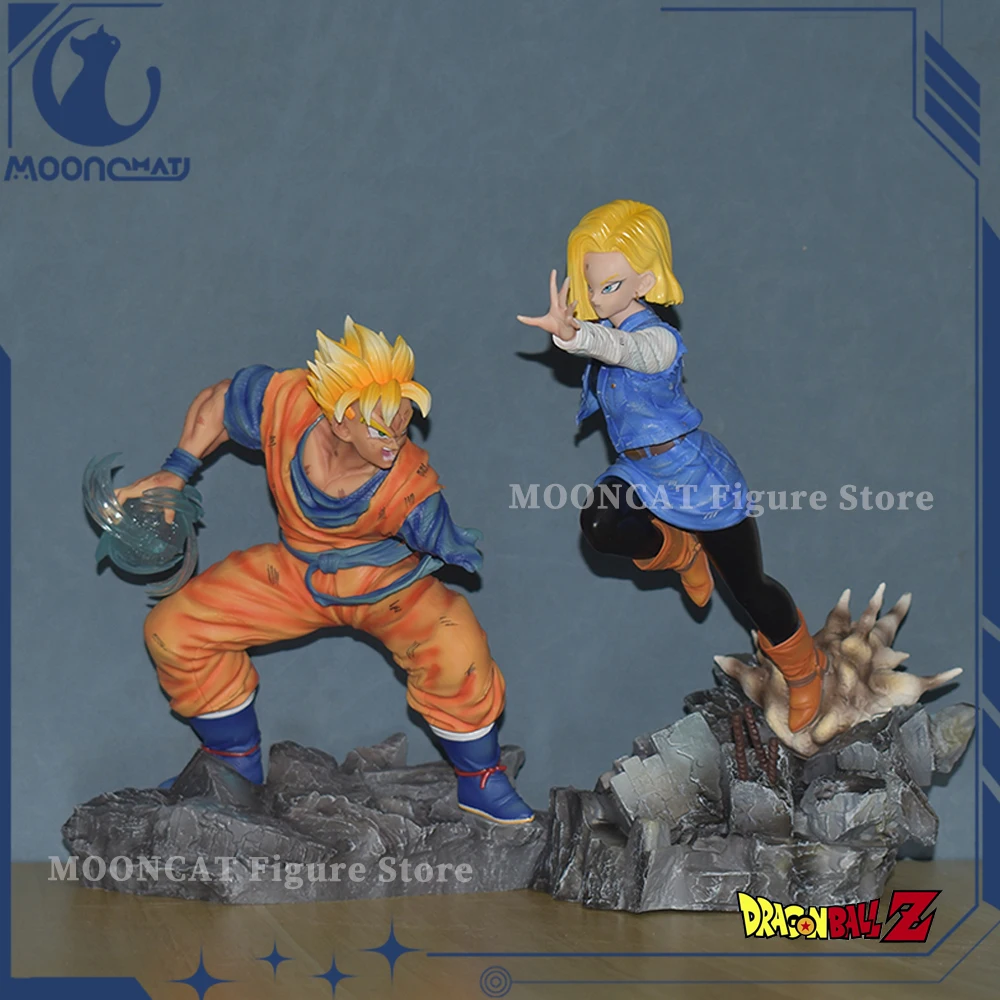 Dragon-Ball-Gohan-VS-Android-18-Anime-Figura-Super-Saiyan-Son-Gohan ...