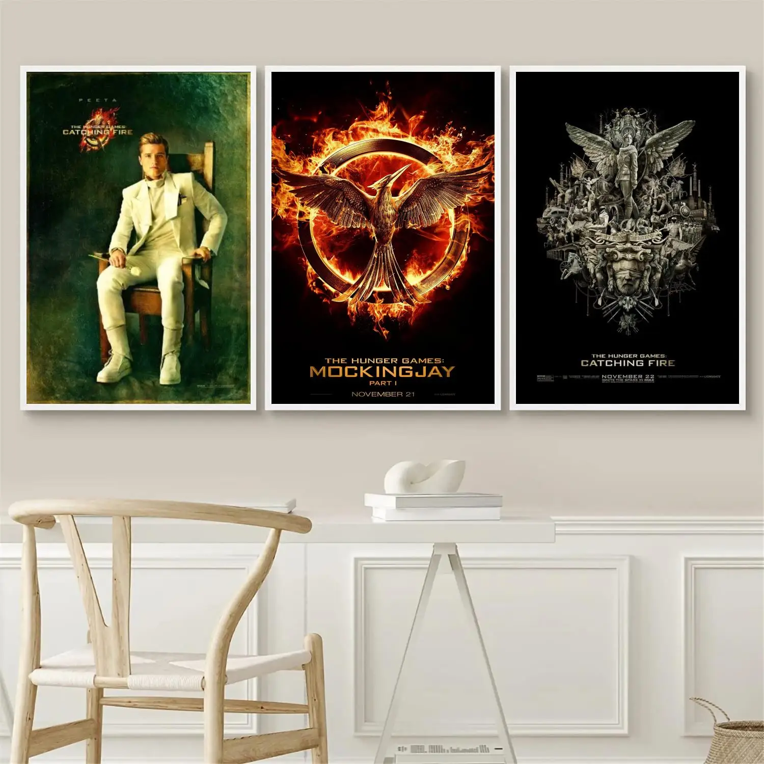 hunger-games-poster-Wall-Art-24x36-Canvas-Posters-Decoration-Art-Poster ...