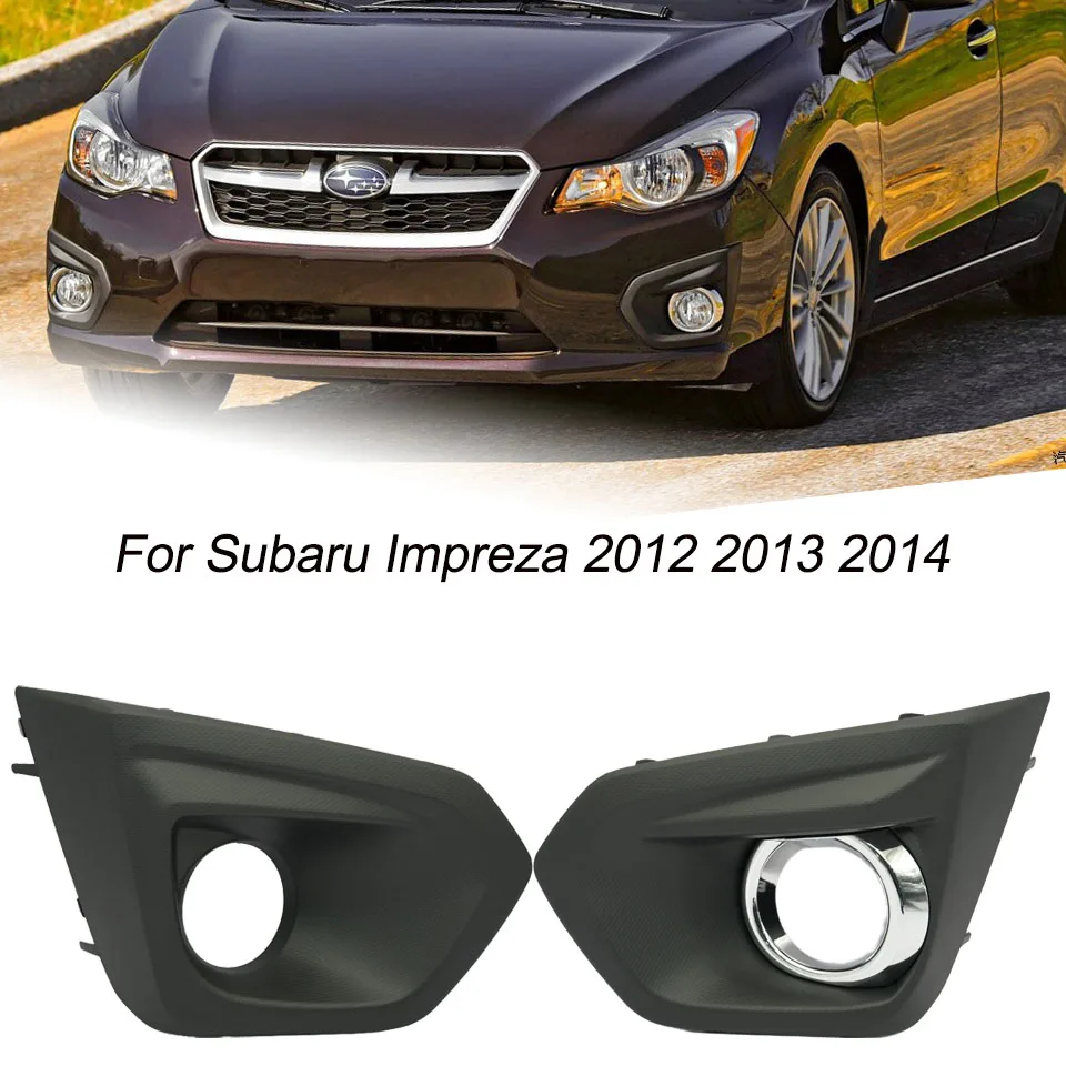 For Subaru Impreza 2012 2013 2014 Car Front Bumper Fog Light Lamp Frame ...
