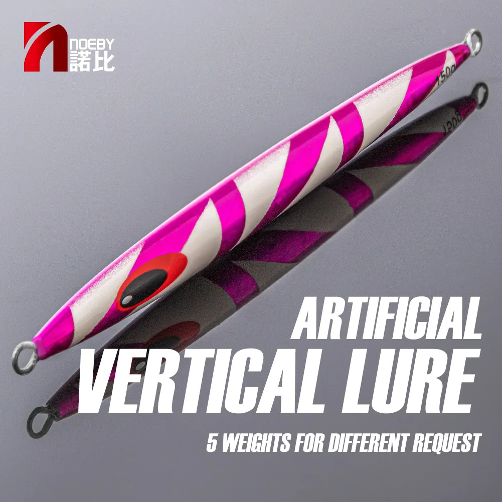 NOEBY Metal Jigs 100 120 150 200 250 300g Fishing Lure Fast Jigging ...