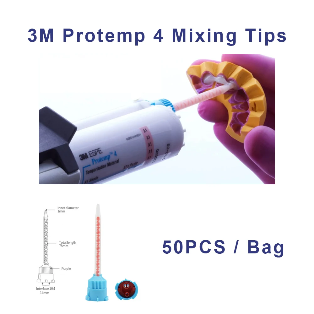 Protemp4-Dispensing-Mixing-Tips-Dental-Temporary-Crown-Material-Automix ...