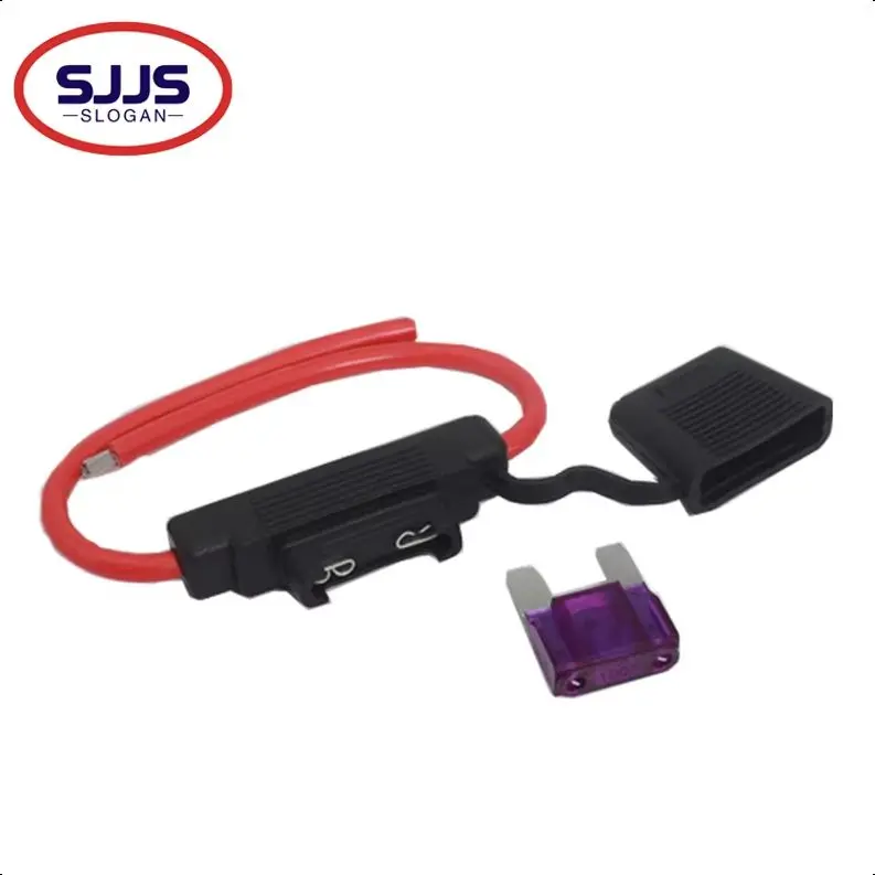 1set Maxi Fuse With Weatherproof Holder 8AWG 10AWG Wire Dual Battery ...