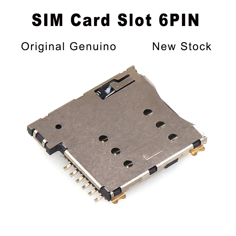 50PCS-SIM-Card-Slot-SMC-202-6-SIM-Booth-6-P-Outside-Welding-Since-The ...