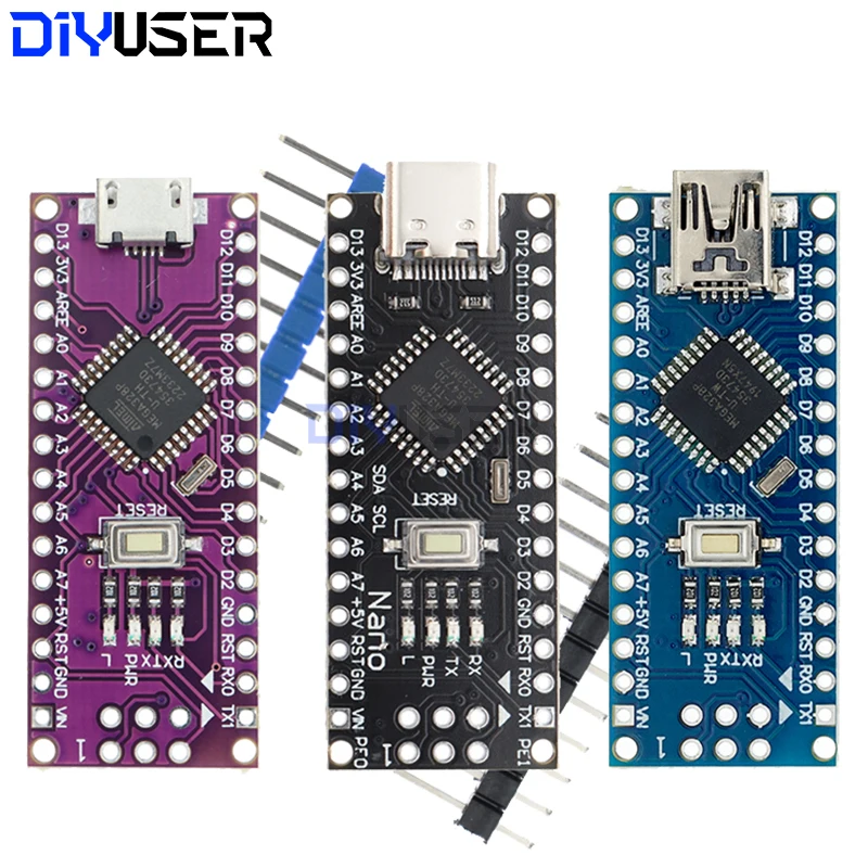 Mini-Type-C-Micro-USB-Nano-3-0-With-the-bootloader-compatible-Nano ...
