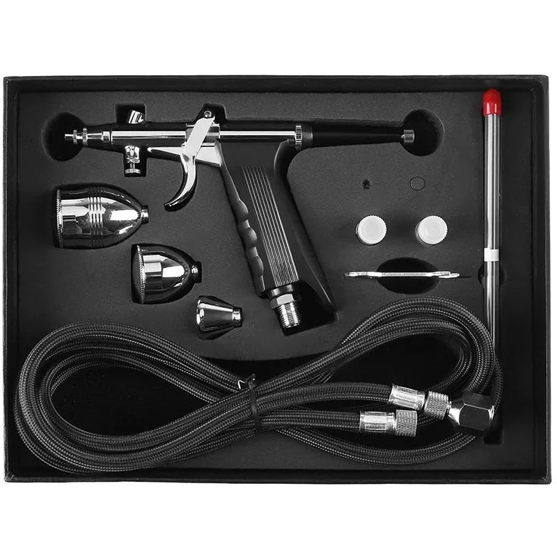 Double-Action-Trigger-Spray-Gun-with-Nozzle-Kit-Airbrush-Conjunto-de ...