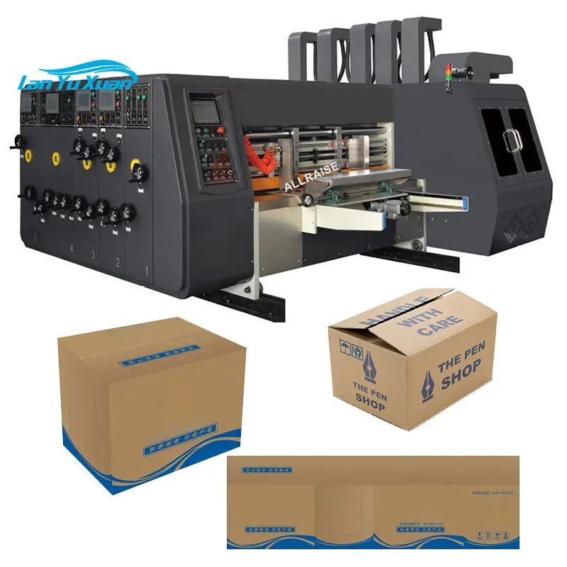 Automatic High Speed Four Color Corrugated Carton Boxe Making Machine ...