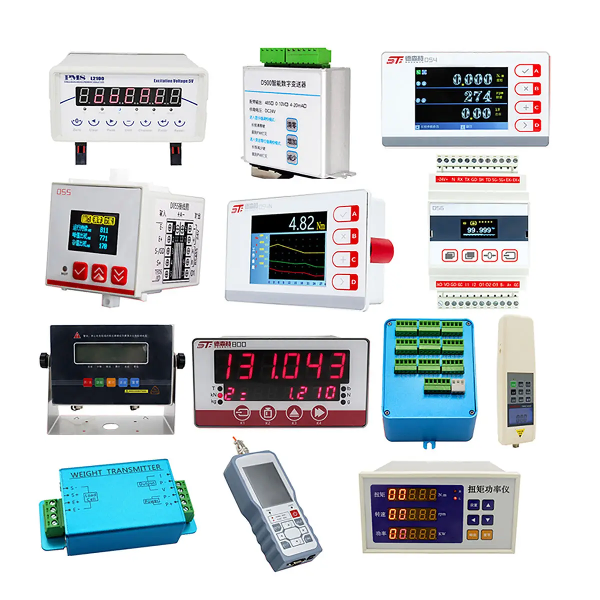 Load-Cell-Indicator-Display-Controller-Digital-Force-Gauges-Amplifier ...