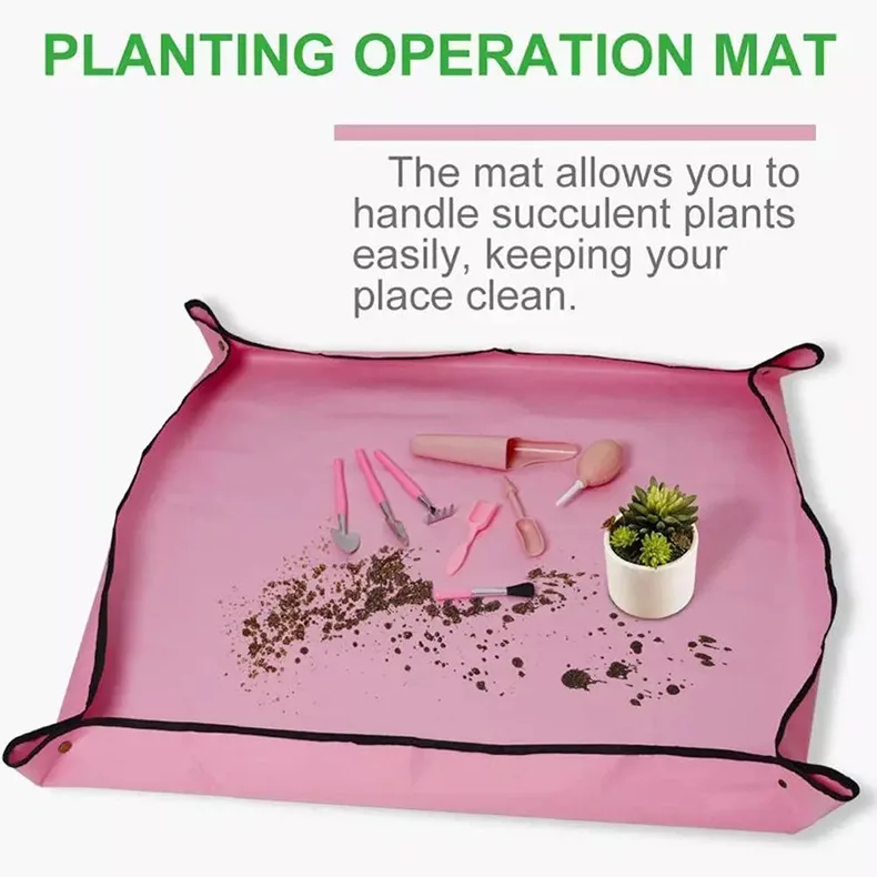 Planting-Mat-PE-Square-Gardening-Mat-Waterproof-Plant-Potting-Mat ...