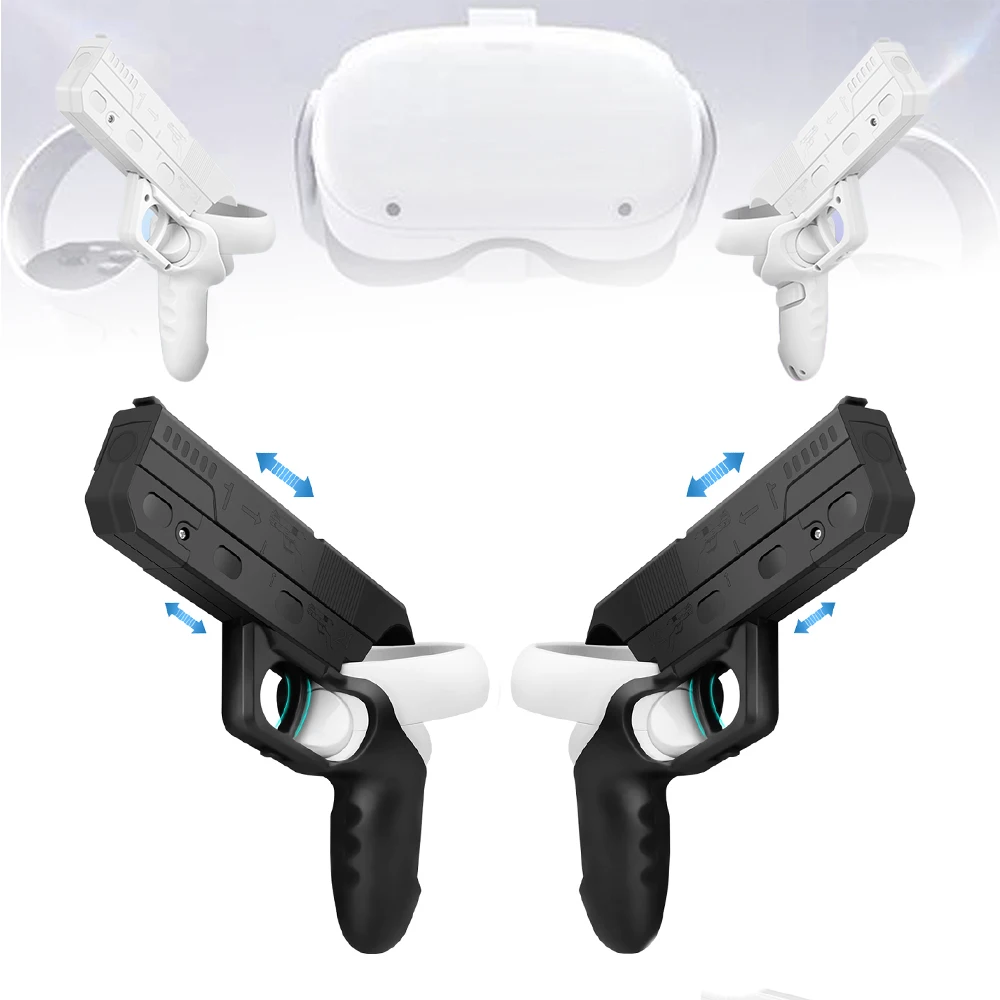 Shooter Gun Stock Shell For Oculus Quest 2 Controllers Handle Mount ...