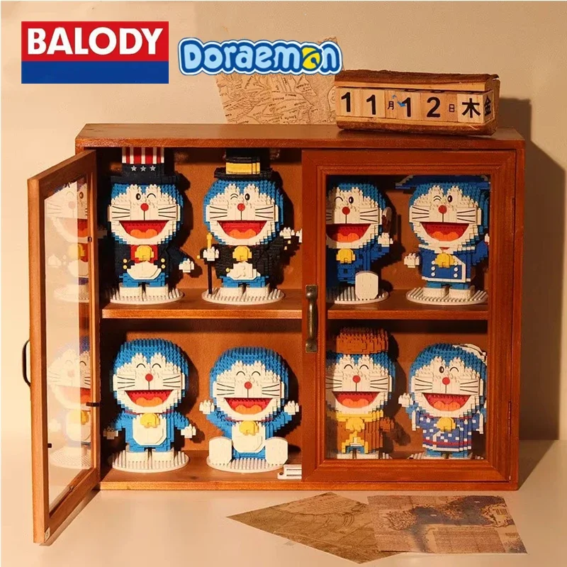 BALODY-Doraemon-building-block-clothing-cos-model-kawaii-children-s ...
