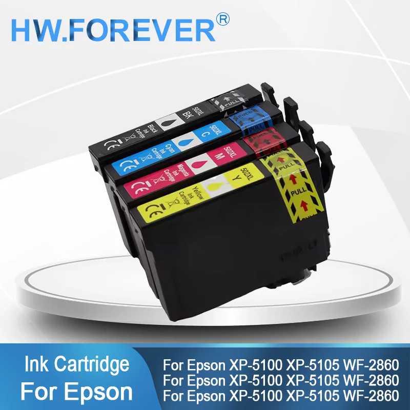 502 502XL Compatible Ink Cartridge For Epson Expression Home XP-5100 XP ...