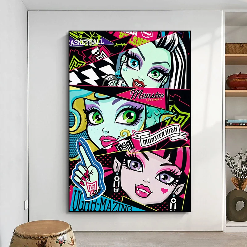 Monster High Wall Stencils