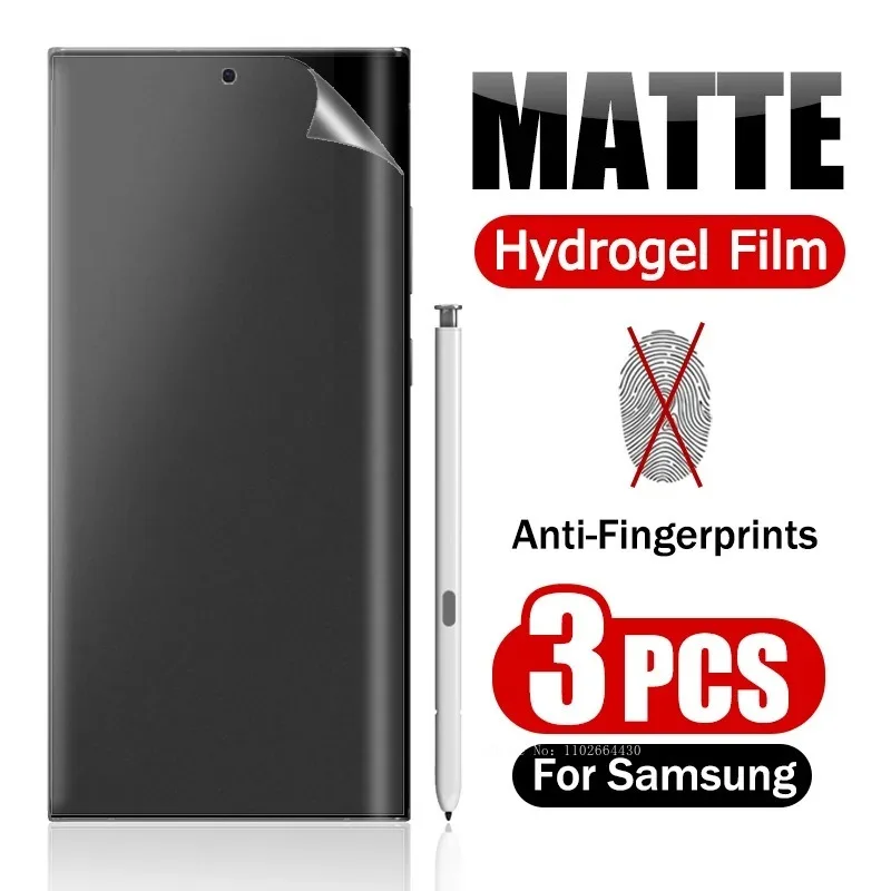 3Pcs Matte Screen Protector For Samsung Galaxy Note 20 Ultra 10 Pro A54 ...