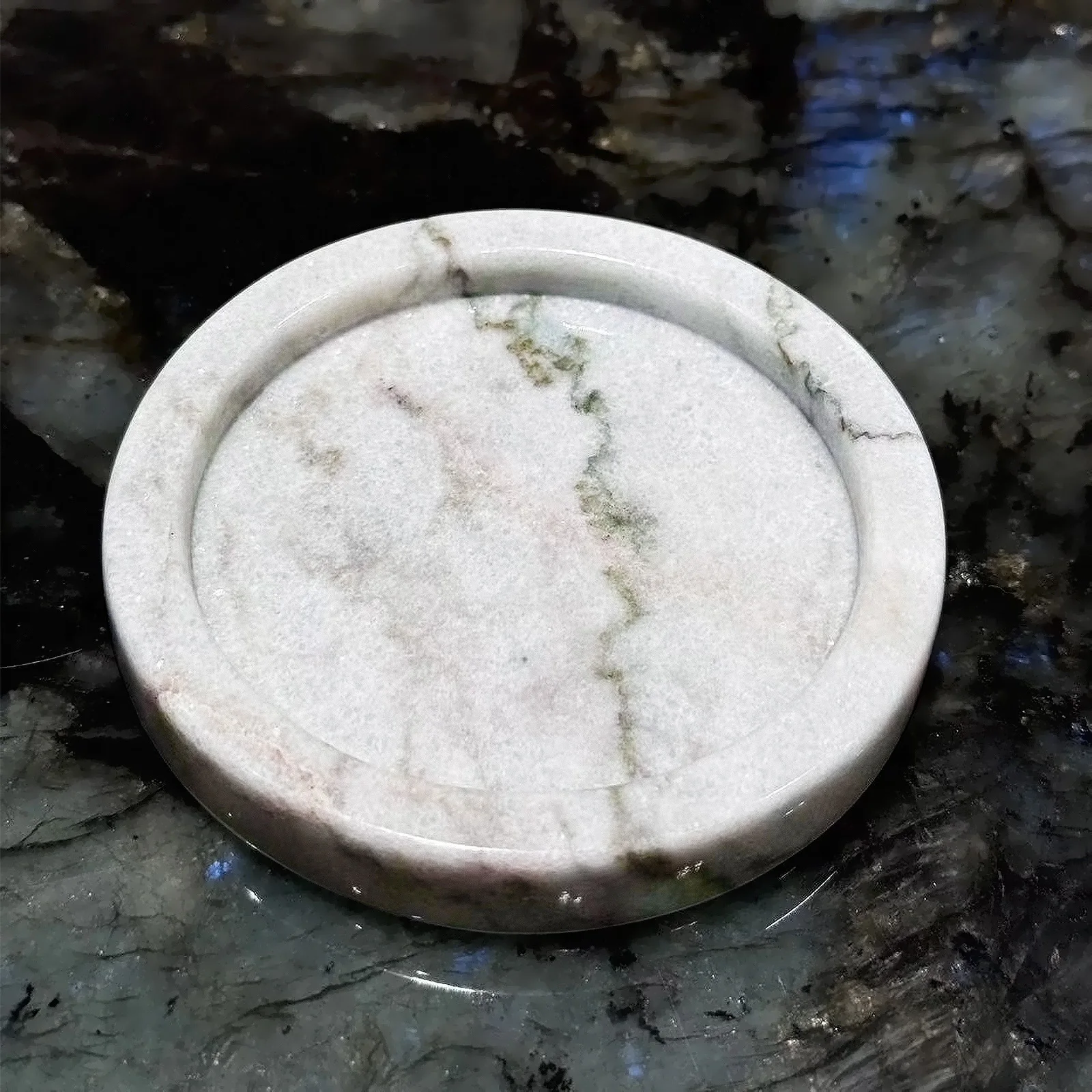 Natural-Polished-Marble-Cup-Coasters-Set-of-6-for-Drinks-Coffee-Anti ...