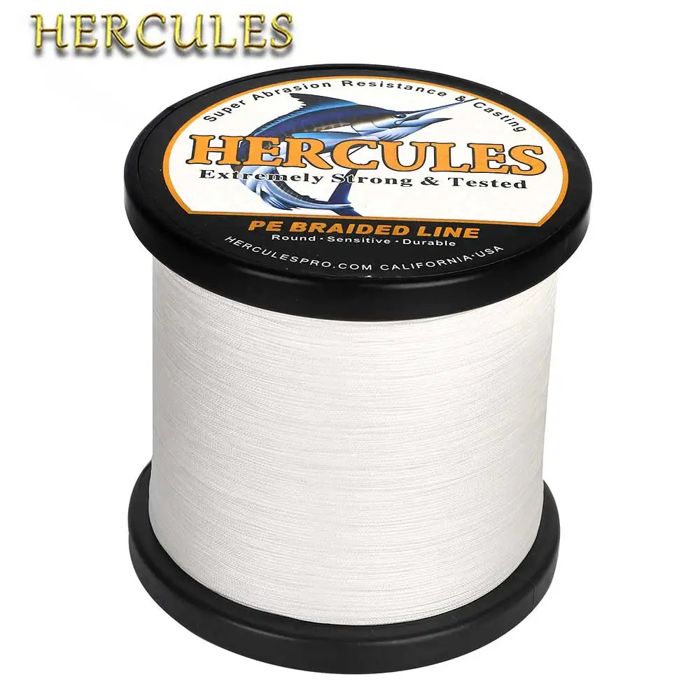 Hercules-300M-500M-1000M-Strong-Whith-PE-12-Strands-Braided-Fishing ...