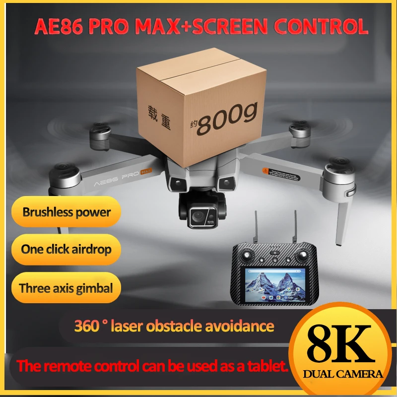 New-AE86-Pro-Max-Drone-Android-Screen-Control-as-Tablet-WIFI-5G-Image ...