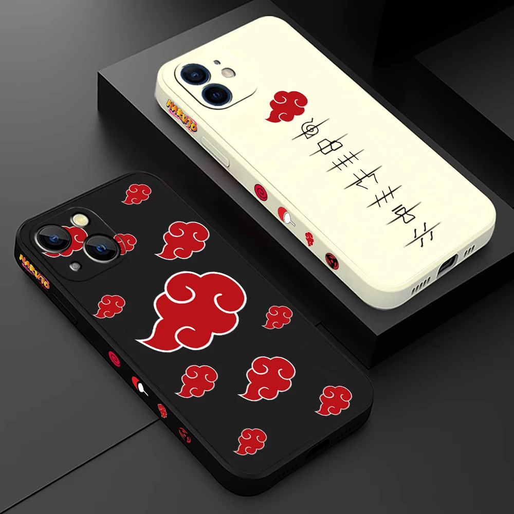 Naruto Akatsuki Cloud Phone Case For Samsung Galaxy S23 S22 S21 S20 ...