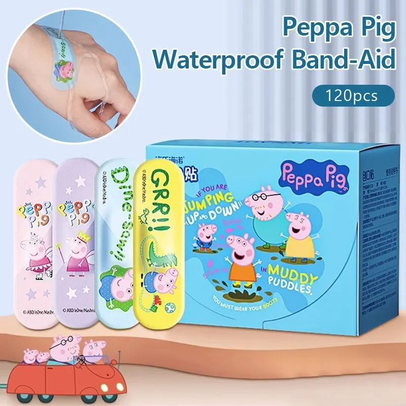 120pcs/lot Hais Hainuo Peppa Pig Medical Band Aids Waterproof Adhesive ...