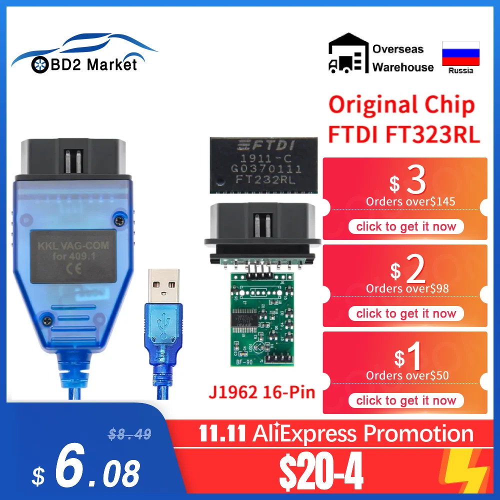 VAG-COM-409-1-KKL-Ecu-Scan-With-FTDI-FT232RL-OBD-2-Car-Diagnostic ...