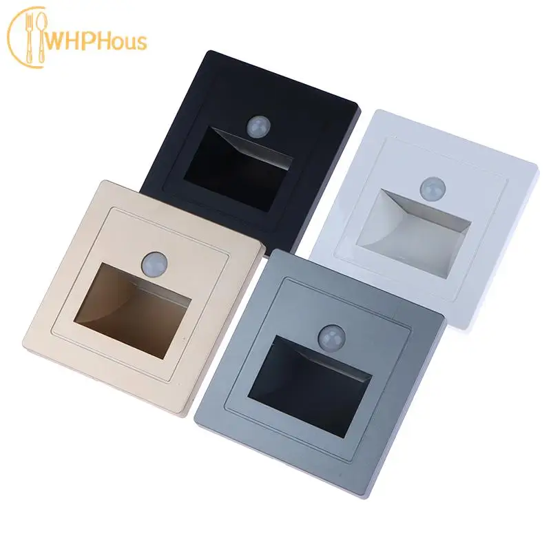 1Pc 180-240V Night Light Smart Light PIR Motion Sensor LED Stair Light ...