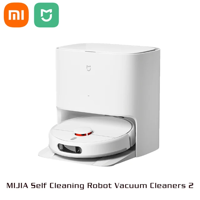2023 NEW XIAOMI MIJIA Self Cleaning Robot Vacuum Cleaners Mop 2 Smart Home Sweeping Rotary ...
