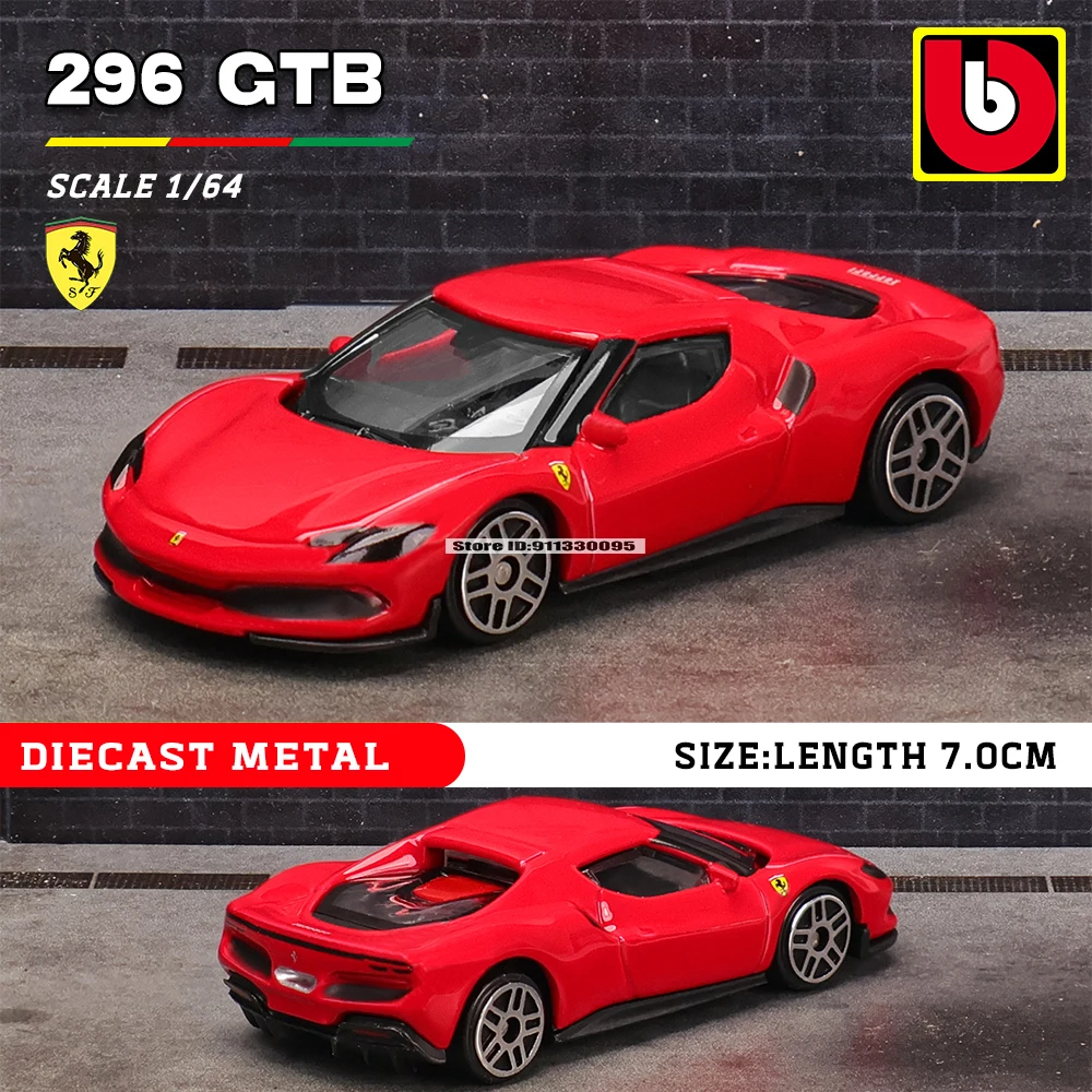 Bburago-1-64-Ferrari-488-458-F12-296-GTB-F40-F50-alloy-luxury-car-die ...