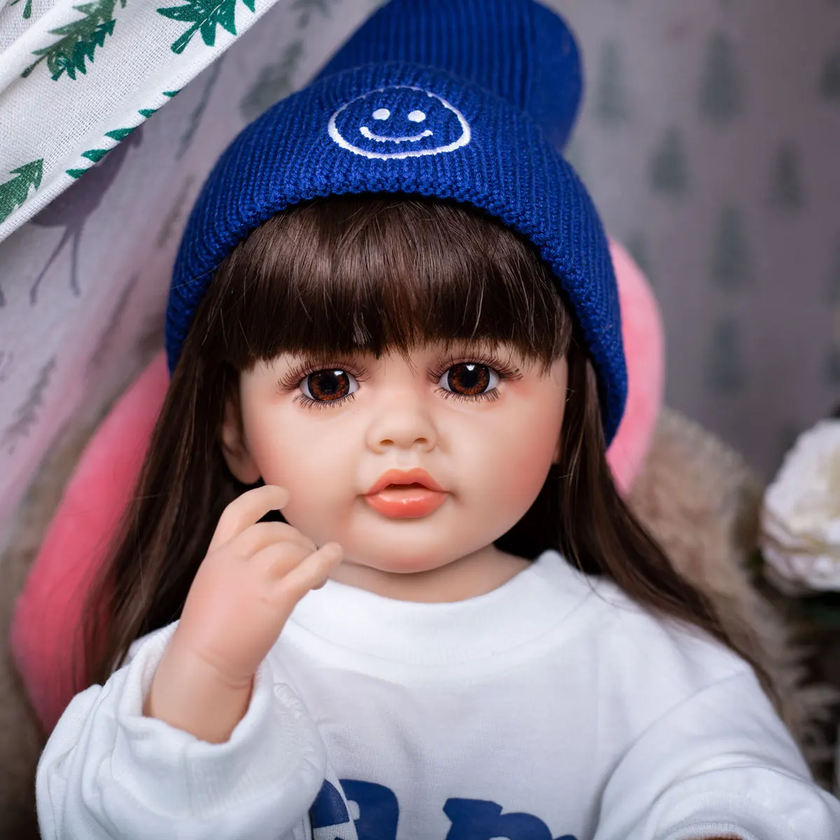 KEIUMI New Arrive 55 cm 22 Inch Silicone Vinyl Reborn Blue Suit Baby ...