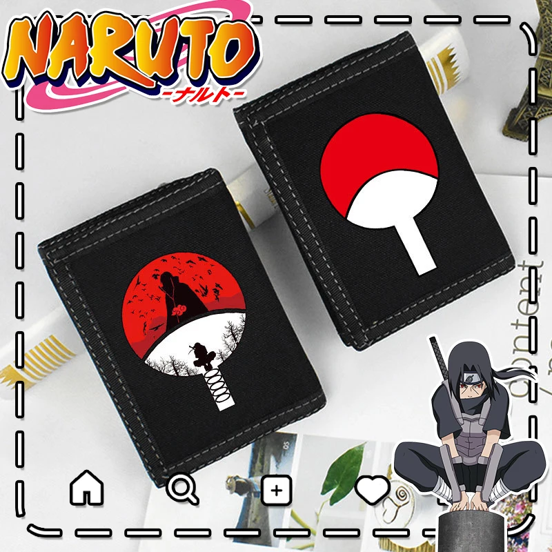 Naruto Itachi Sasuke Wallet Coin Purse