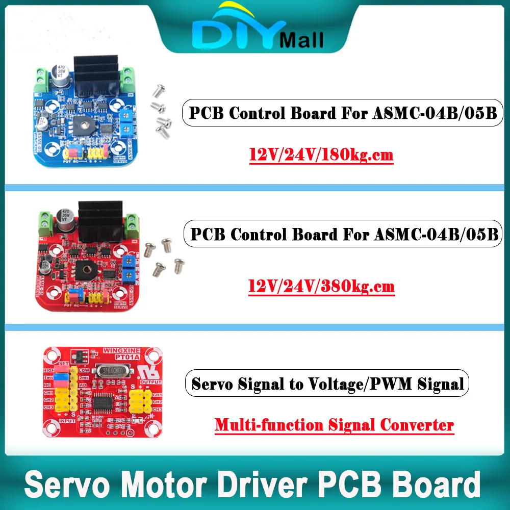 ASMC/ASME-03-04-05 High Torque Servo Controller 12V-24V DC 180-380kg.cm ...