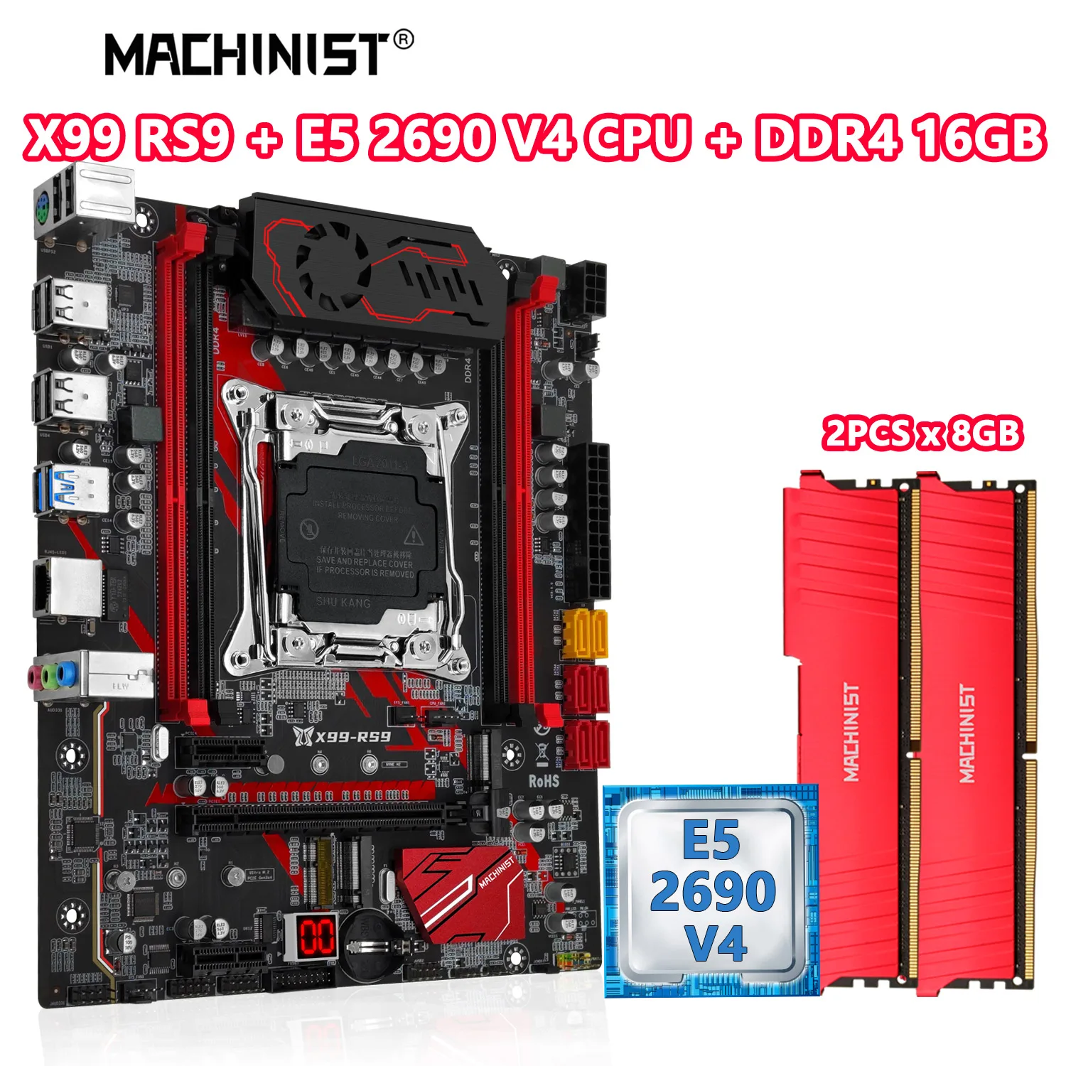 MACHINIST-RS9-X99-LGA-2011-3-Xeon-Kit-Set-Motherboard-with-Intel-E5 ...