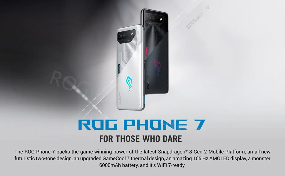 ASUS ROG Phone 7/7Pro Phone Snapdragon 8 Gen 2 6.78” 165Hz AMOLED ...