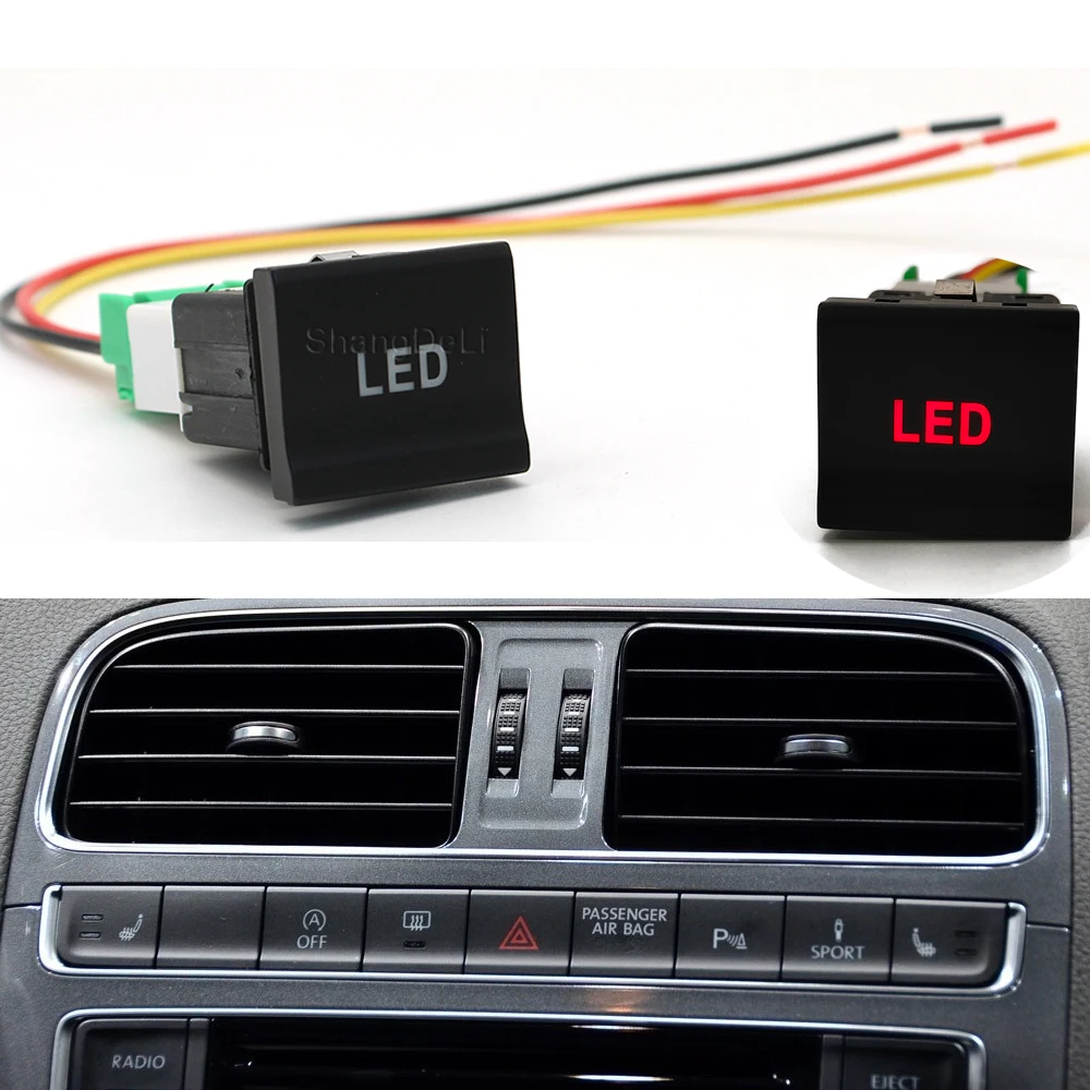 1PC-Auto-Accessories-Car-Red-LED-Light-LED-Switch-Battery-Power-Supply ...