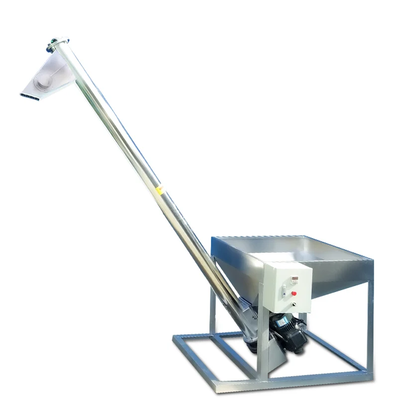Screw-Feeder-Auger-Stainless-Steel-Elevator-Plastic-Particle-Powder ...