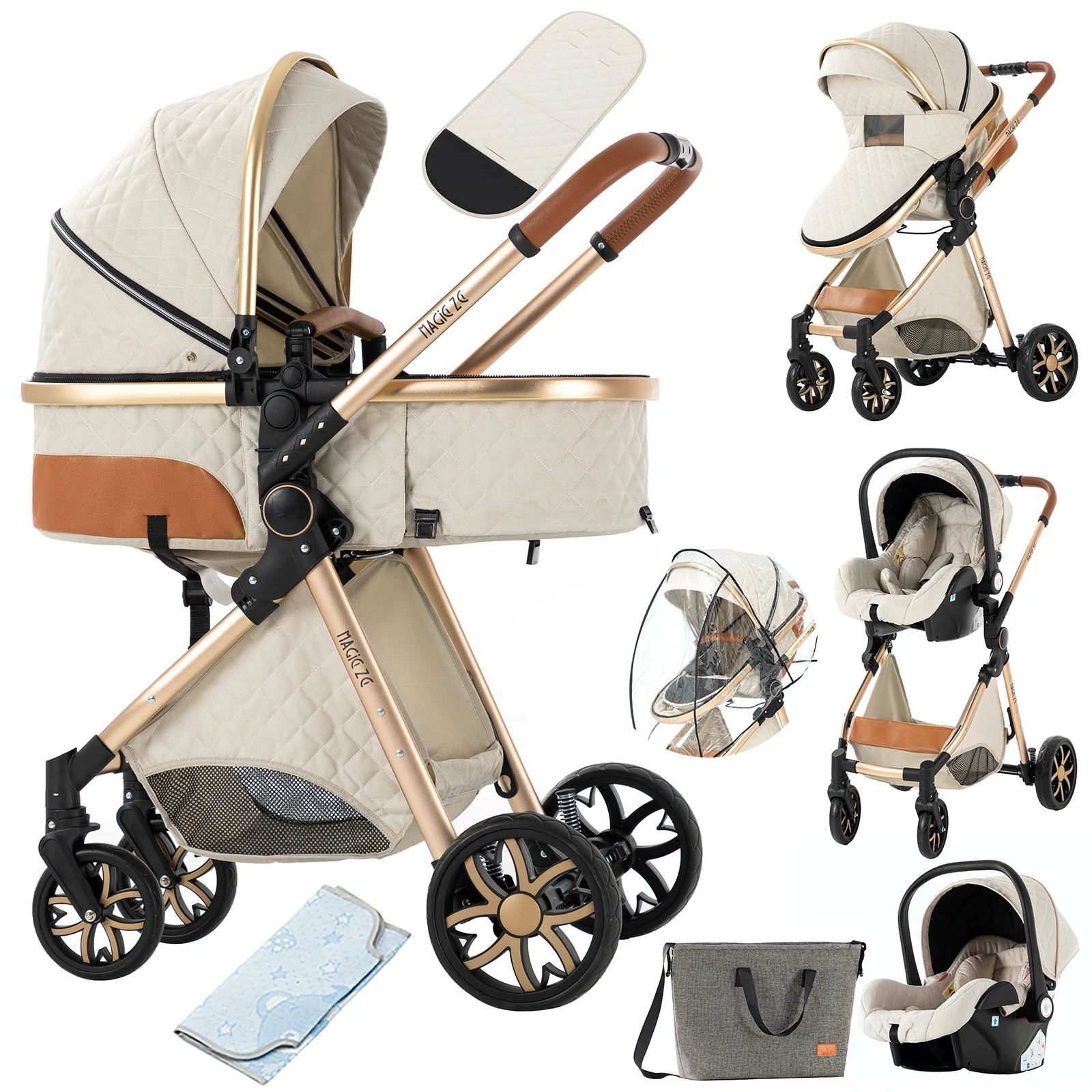 3-in-1-Stroller-Baby-Stroller-3-in-1-Newborn-Stroller-High-Landscape ...