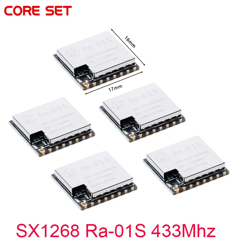 5pcs/1pc SX1268 LoRa Module 433MHZ Ra-01S Spread Spectrum RF WIFI ...