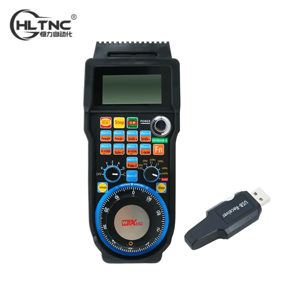 XHC-CNC-Mach3-Wireless-Wired-Handwheel-LHB04B-WHB04B-MPG-Pendant-Handwheel-4axis-6axis-USB ...