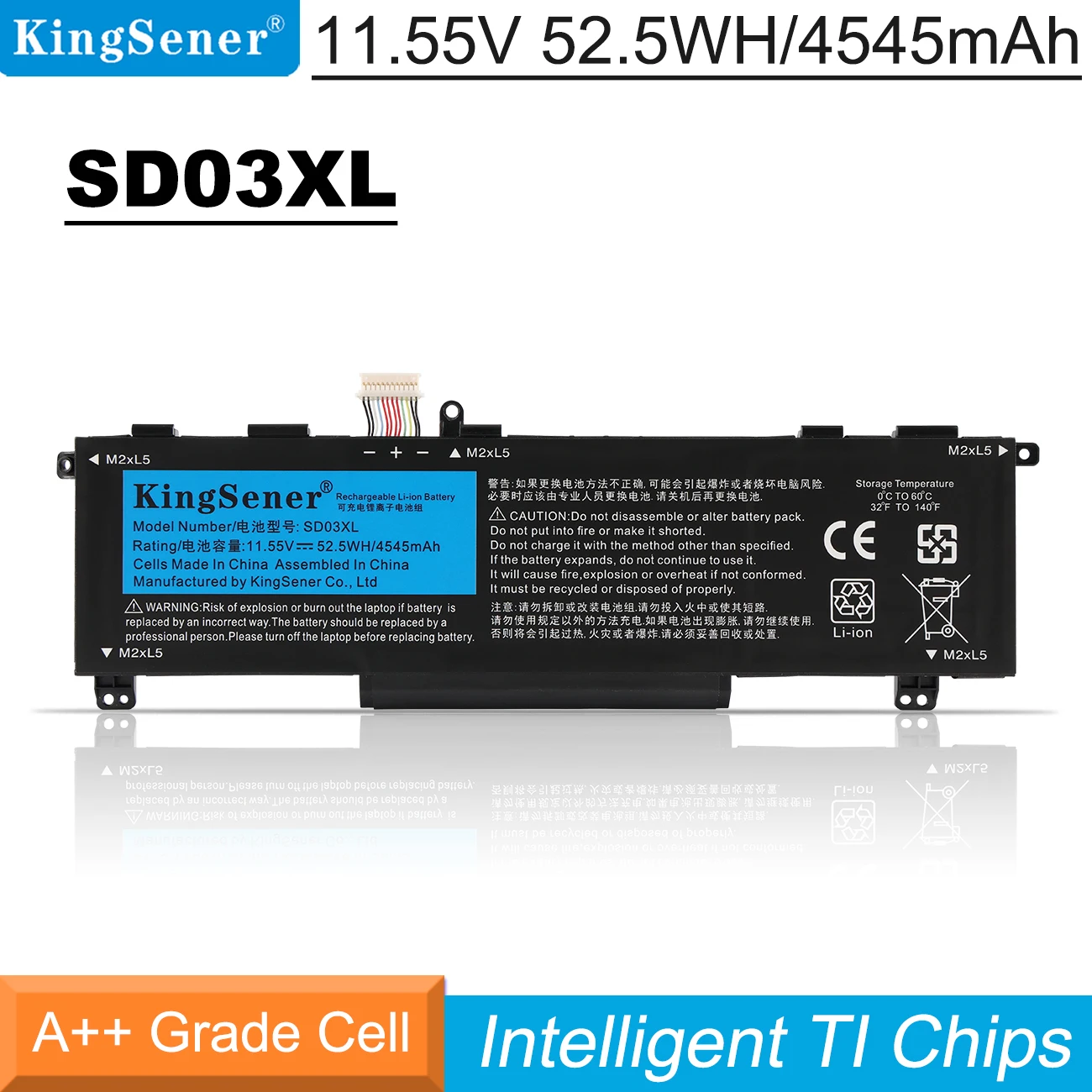 KingSener-SD03XL-Laptop-Battery-For-Omen-15-2020-15-ek0000-15-en0000 ...