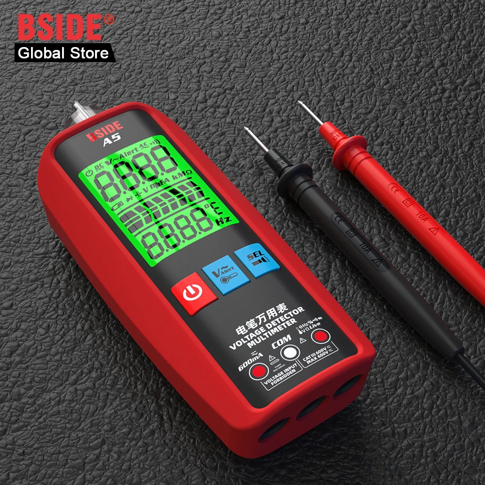 Bside A5 Digital Smart Multimeter Profesional Ac Dc Current Tester Vfc ...
