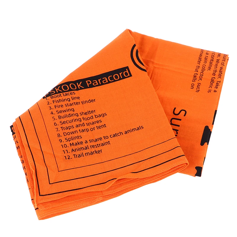 1PC-First-Aid-Scarf-Camping-Bandana-Square-Scarf-Survival-First-Aid ...