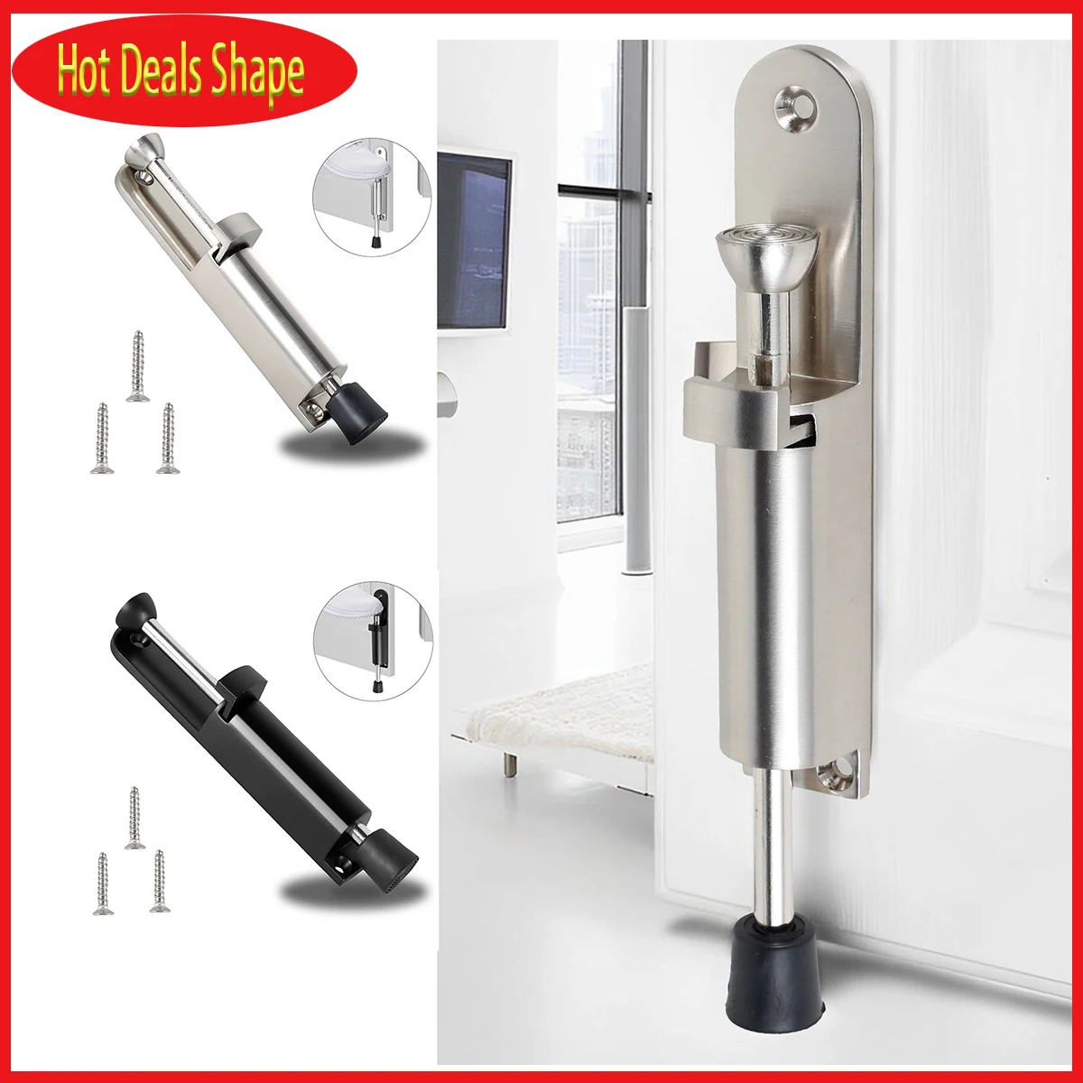Spring-Type-Telescopic-Door-Stop-Door-Stopper-with-Brake-Zinc-Alloy ...