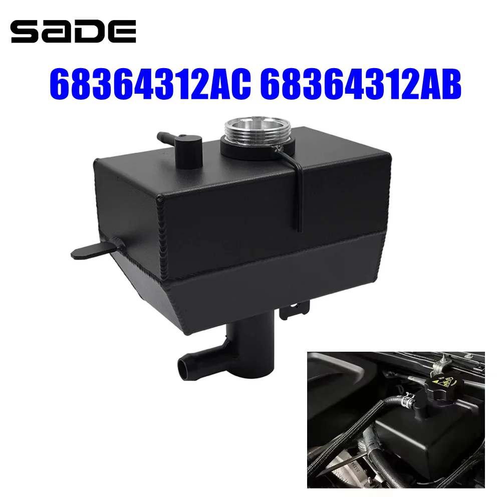 68364312AC Front Engine Coolant Reservoir Aluminium 68364312AB For 2018 ...