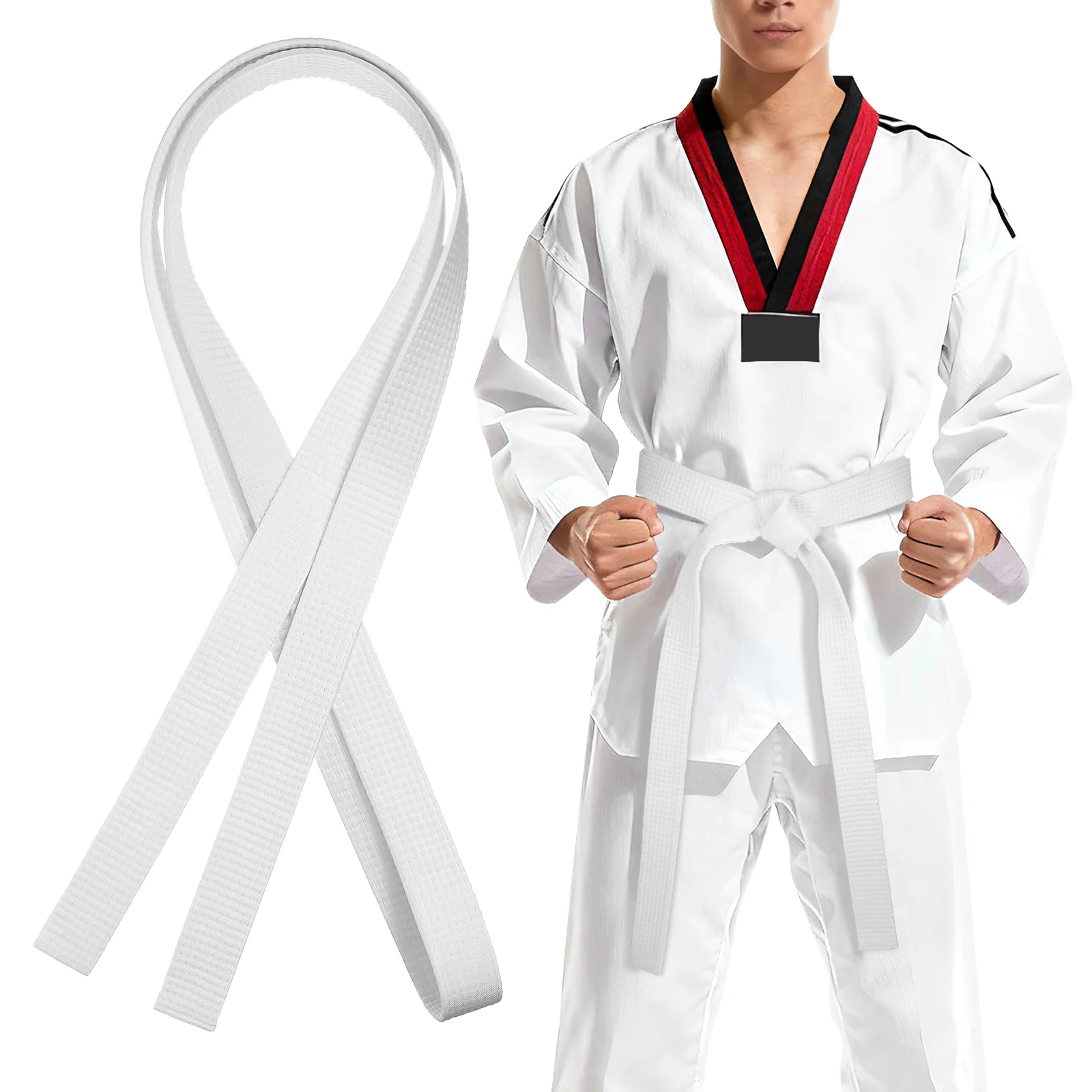 Karate Belt Taekwondo Belt Premium Lightweight Waist Band for Martial ...