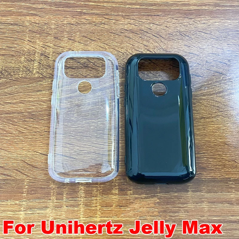 Transparent-Phone-Case-For-Unihertz-Jelly-Max-Case-Silicone-Soft-Black ...