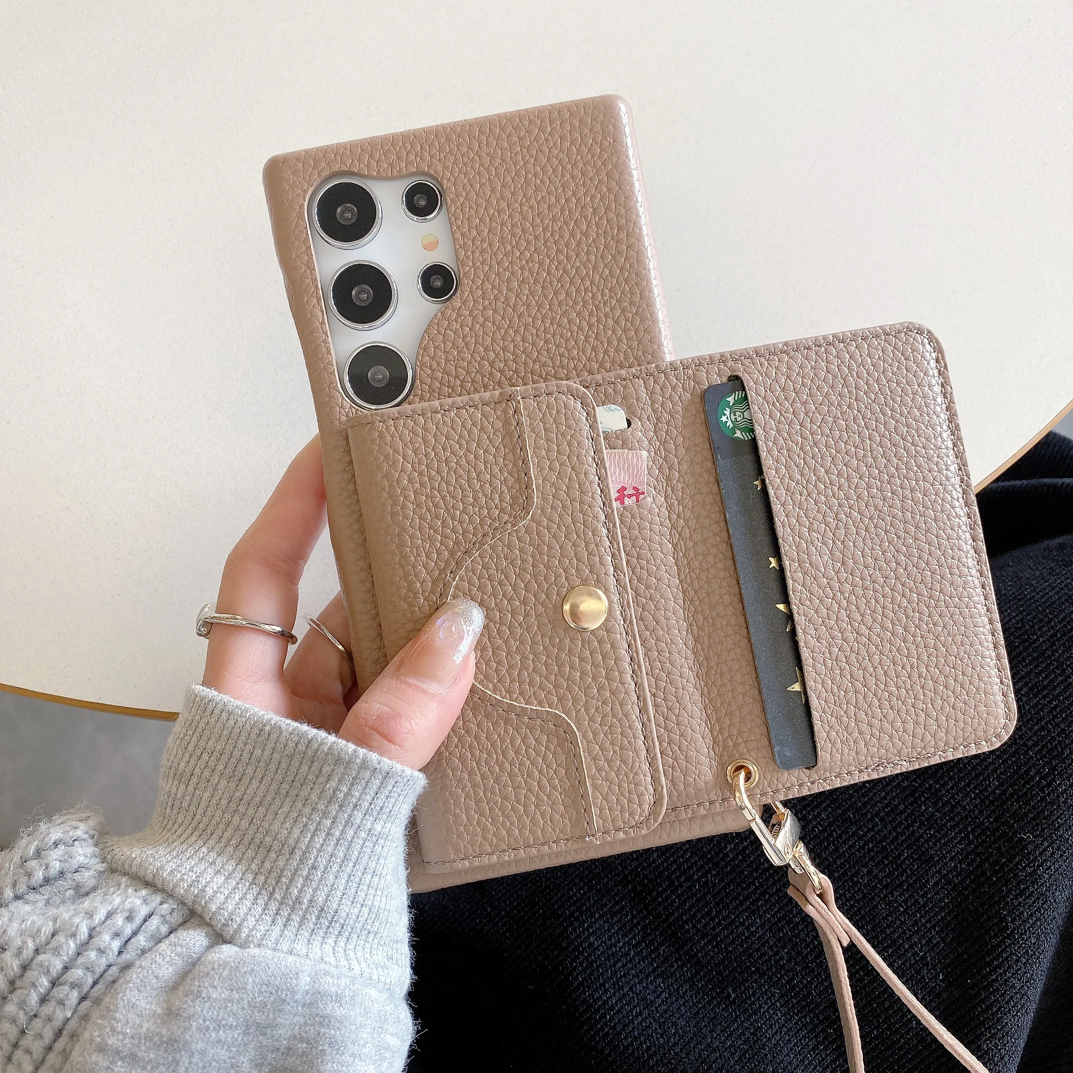 Luxury-Wallet-Cards-Bag-Leather-case-for-Samsung-Galaxy-Note-20-S20 ...