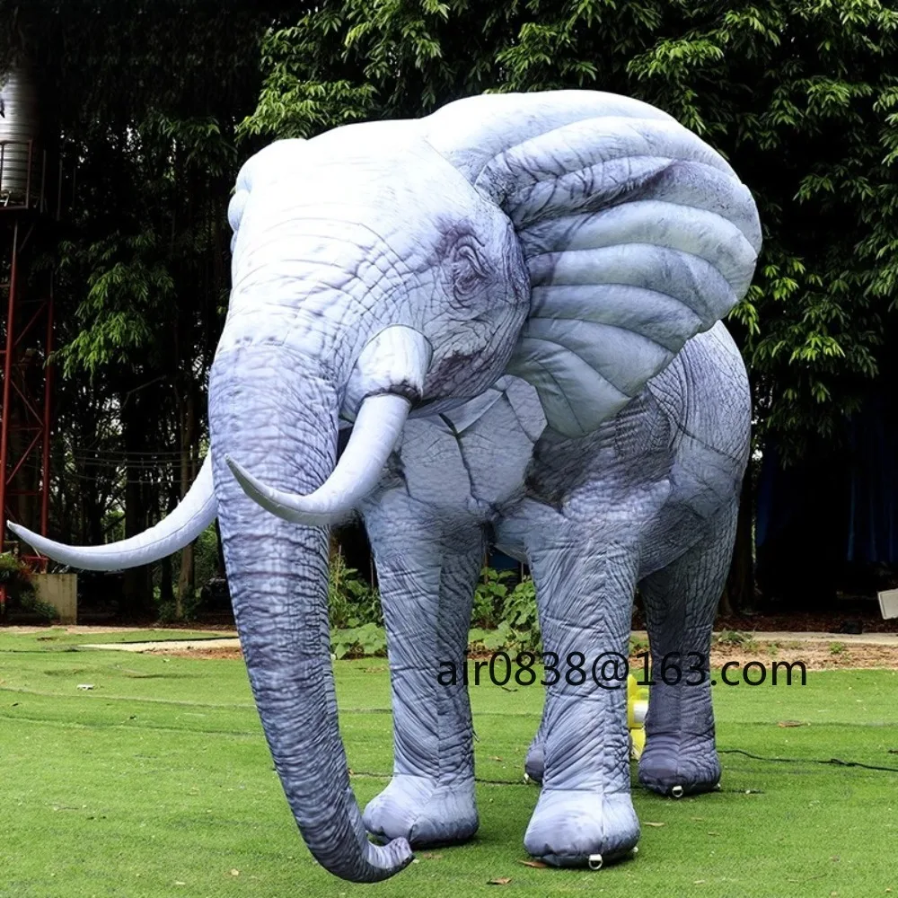 Simulation Lifelike Giant Inflatable Elephant Model with Blower Big ...