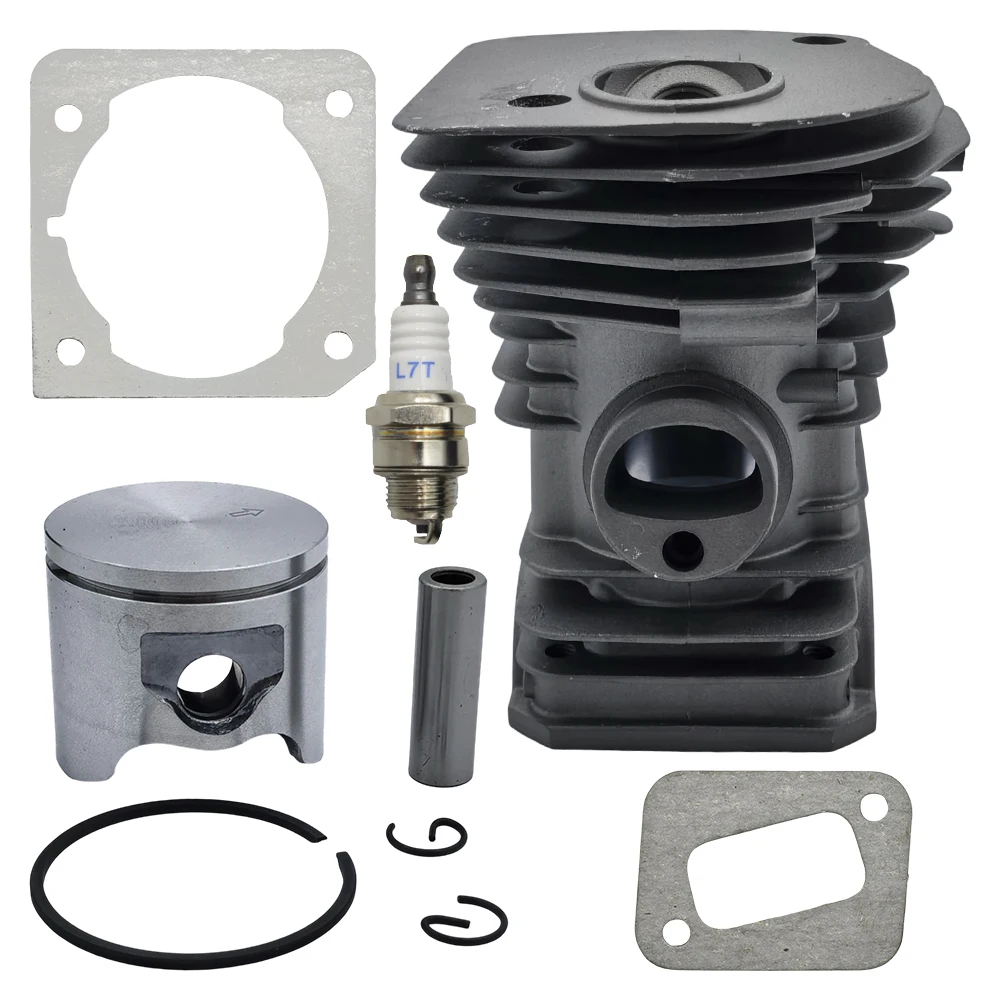 Nikasil Plated Cylinder Piston Spark Plug Kit for Husqvarna 340 345 E ...