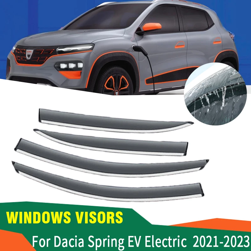 Window-Door-Visor-For-Dacia-Spring-EV-Electric-2022-Accessories-2023 ...