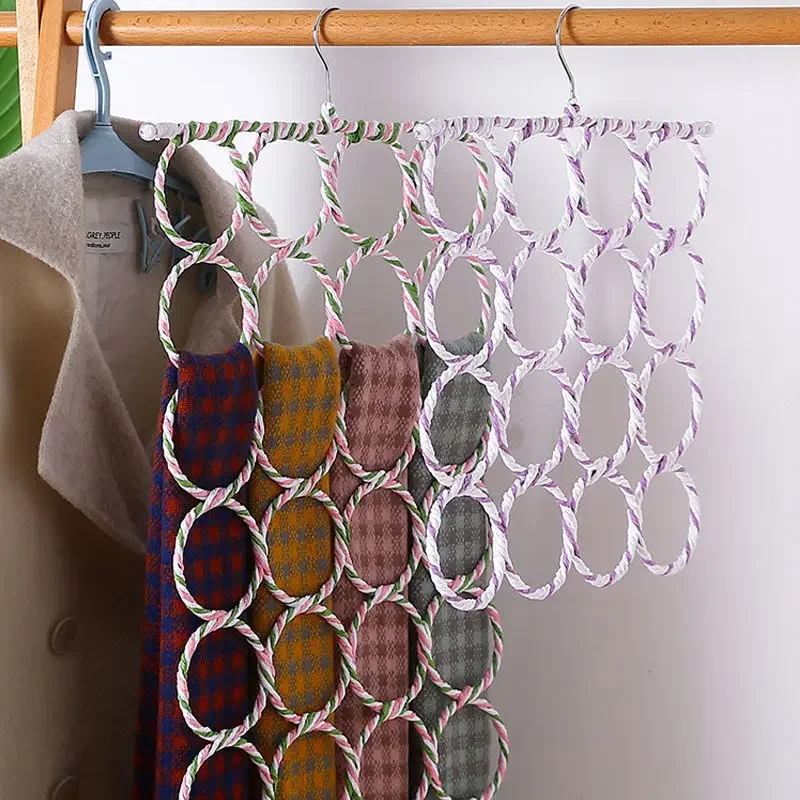9-12-16-28-Holes-Scarf-Hanger-Multi-Scarves-Display-Hang-Ties-Belt ...